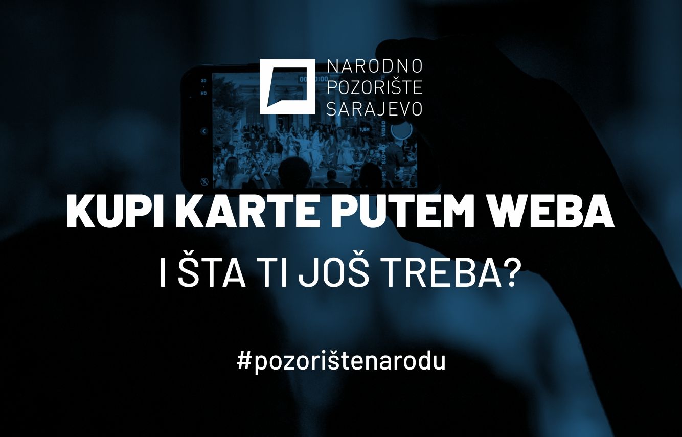 POZORIŠTE JE ONLINE: Od 3. septembra online kupovina ulaznica za sve predstave u produkciji ...
